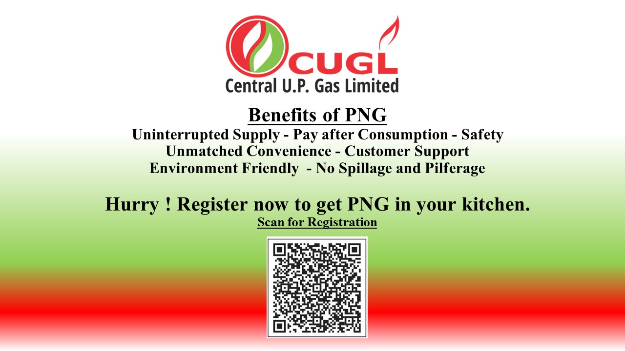 Central U.P. Gas Limited (CUGL) welcomes you.